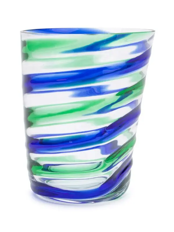 CARLO MORETTI Striped Drinking Glass