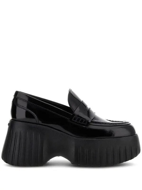 Hogan H-stripes Platform Loafers