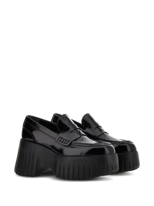 Hogan H-stripes Platform Loafers