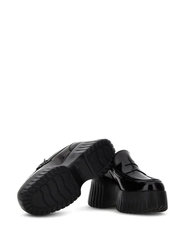 Hogan H-stripes Platform Loafers