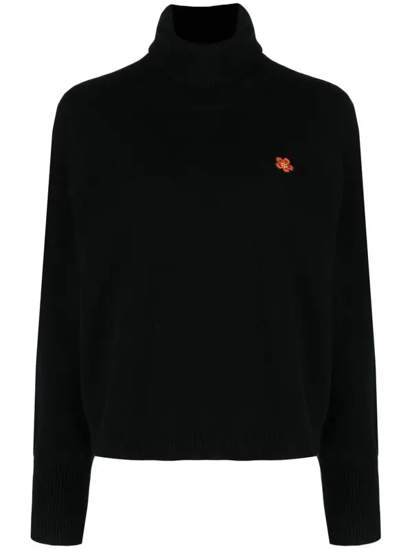 Kenzo Boke Flower-patch Wool Jumper