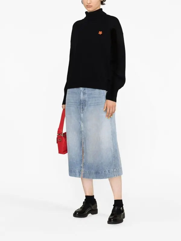 Kenzo Boke Flower-patch Wool Jumper