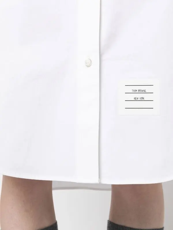 Thom Browne Long Sleeve Shirt Dress