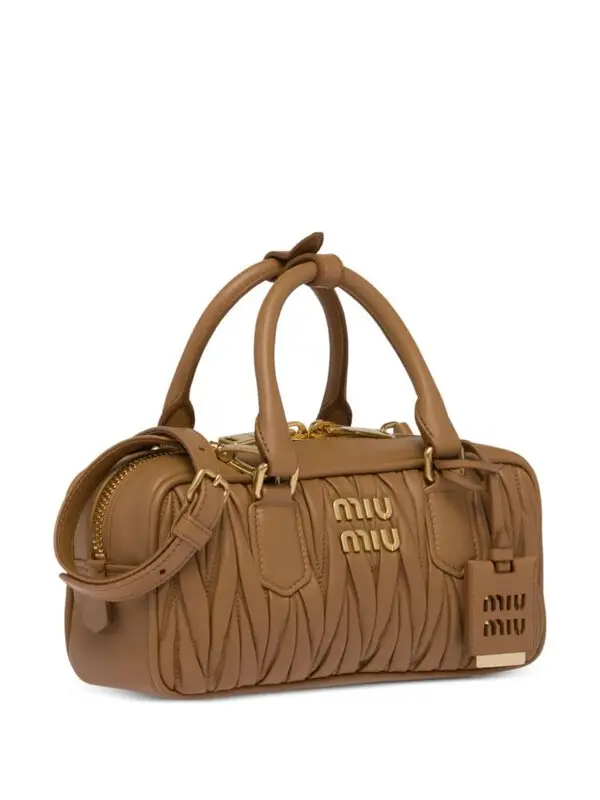 Miu Miu Arcadie Matelassé Nappa Leather Bag