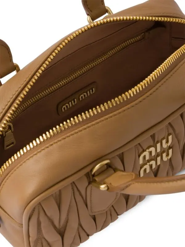 Miu Miu Arcadie Matelassé Nappa Leather Bag