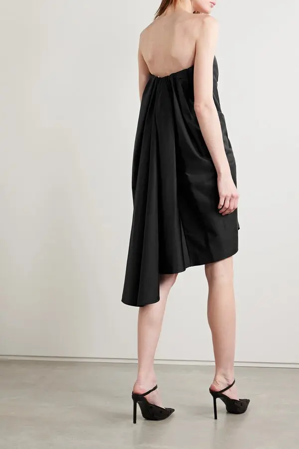 Givenchy Draped Embellished Twill Mini Dress