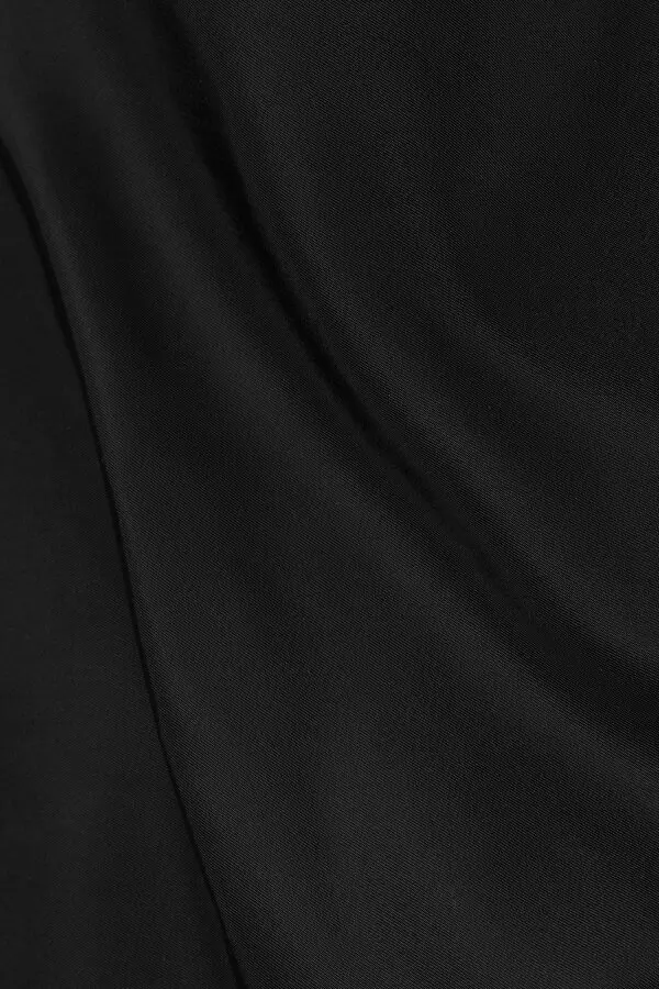 Givenchy Draped Embellished Twill Mini Dress