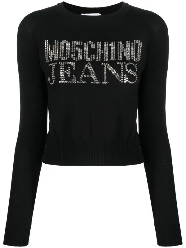 Moschino Rhinestone-embellished Jumper