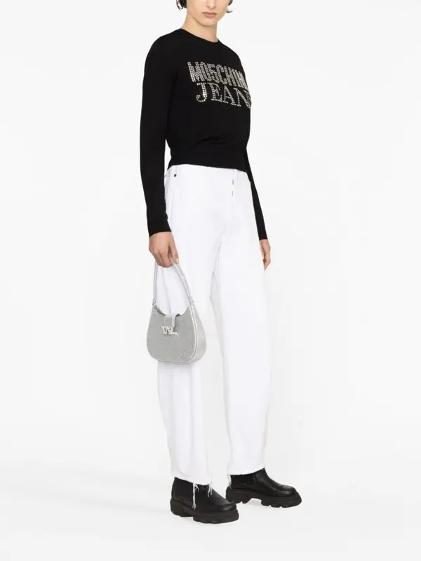 Moschino Rhinestone-embellished Jumper