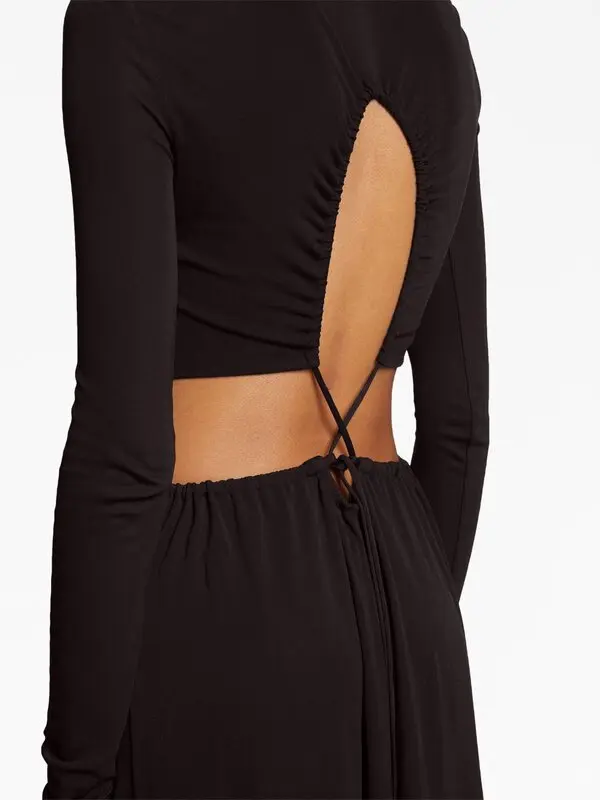 Proenza Schouler White Label Open-back Jersey Maxi Dress
