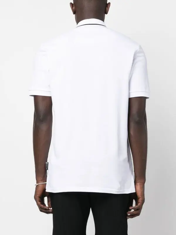 Philipp Plein Paisley Teddy Bear Polo Shirt