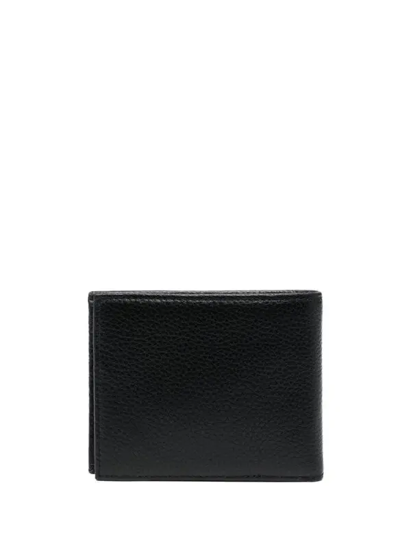 Versace Logo-plaque Leather Wallet