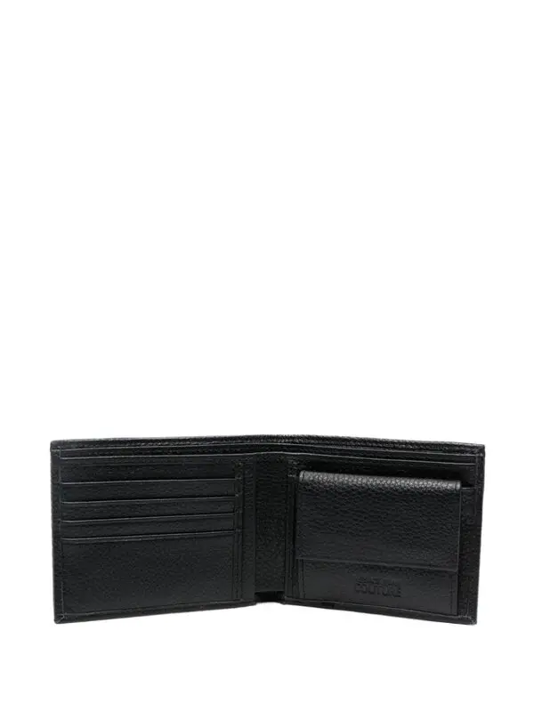Versace Logo-plaque Leather Wallet