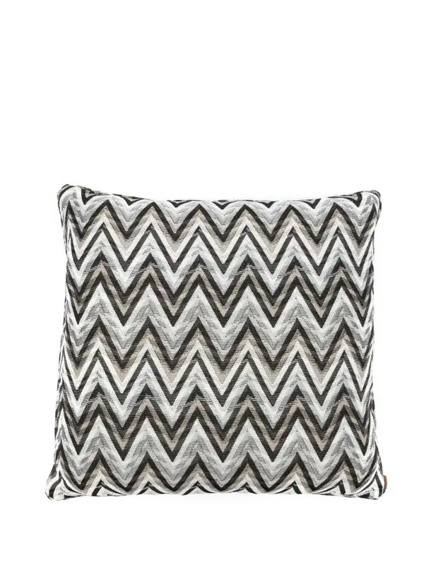 Missoni Zigzag-woven Cotton Cushion - White