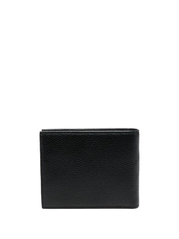 Versace Logo-plaque Leather Wallet
