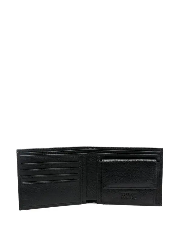 Versace Logo-plaque Leather Wallet