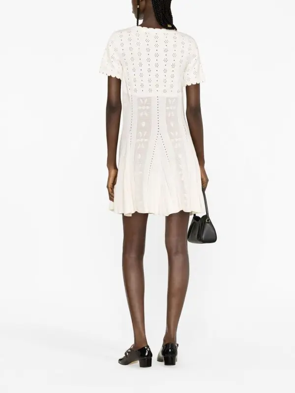 Viktor & Rolf Short Sleeve Knit Minidress