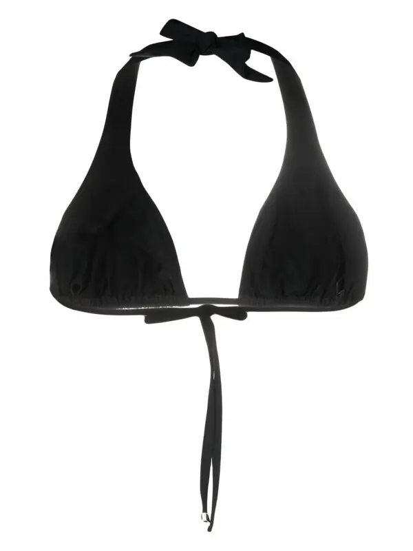 Dolce & Gabbana Halterneck Triangle Bikini Top - Black