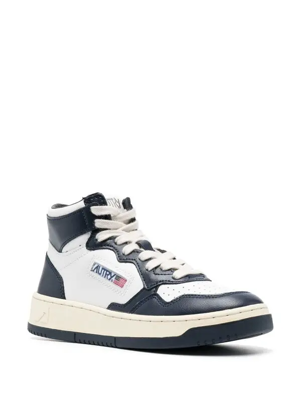AUTRY High-top Lace-up Sneakers - White