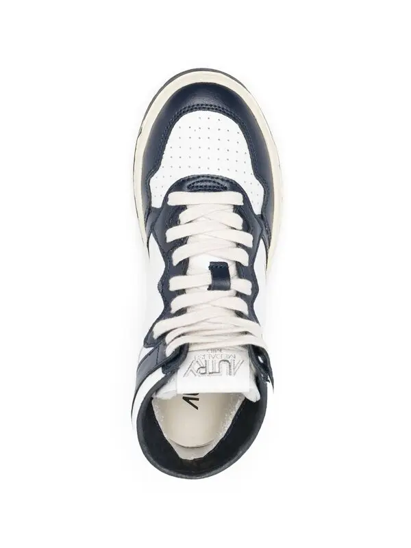 AUTRY High-top Lace-up Sneakers - White