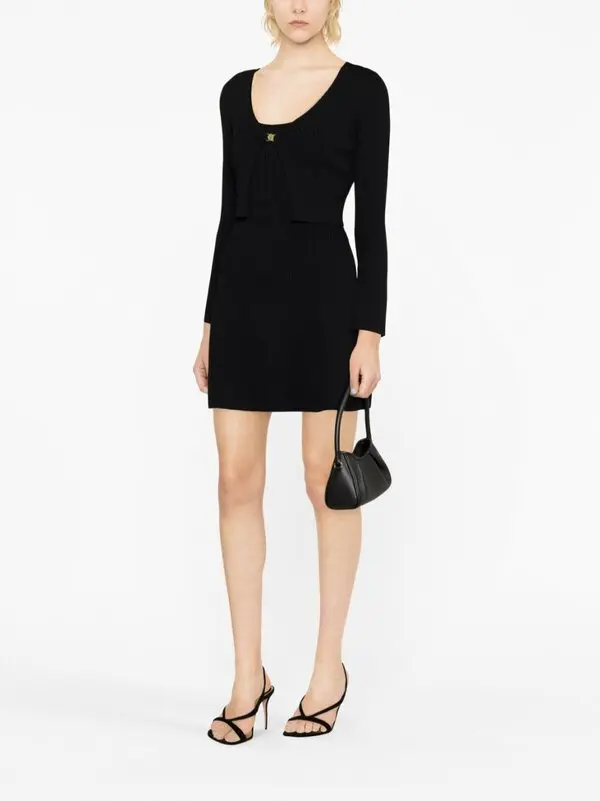 Maje 2-in-1 Ribbed-knit Minidress Set