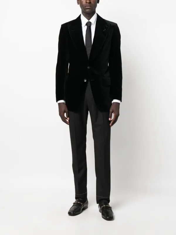 TOM FORD Velvet Single-breasted Blazer