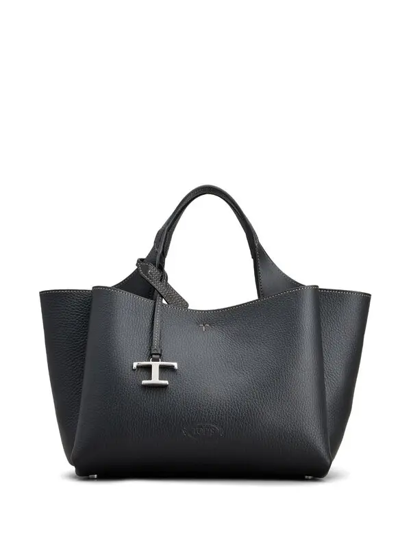 Tod'S Leather Tote Bag - Black | Editorialist