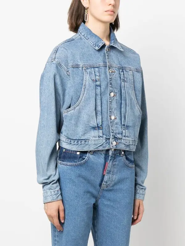 Moschino Cropped Denim Jacket