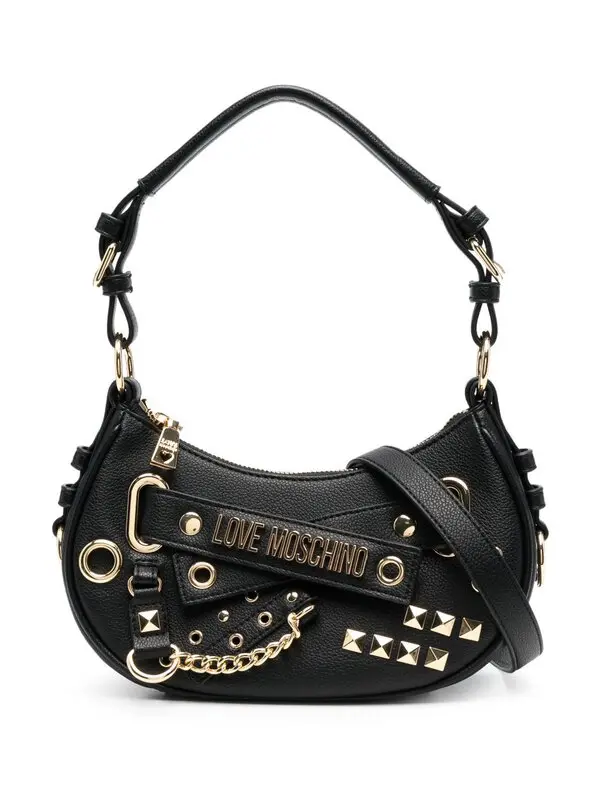 Moschino Logo-plaque Embellished Shoulder Bag