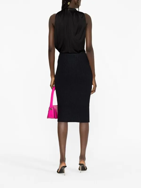 TOM FORD Ribbed Knit Pencil Skirt
