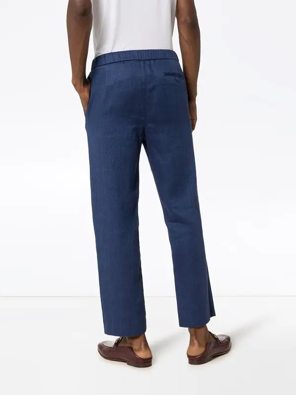 Frescobol Carioca Oscar Linen-cotton Blend Trousers