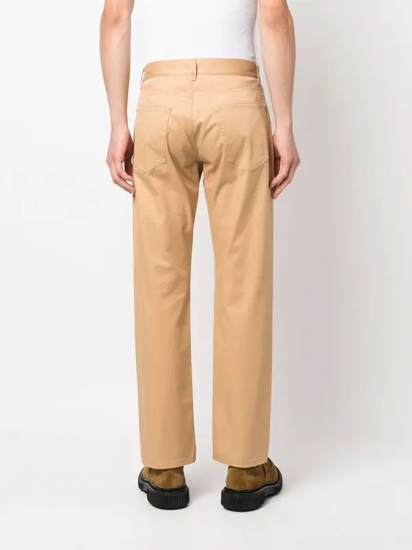 Moschino Straight-leg Cotton Trousers