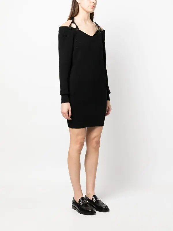 Moschino Braces-detail Knitted Dress