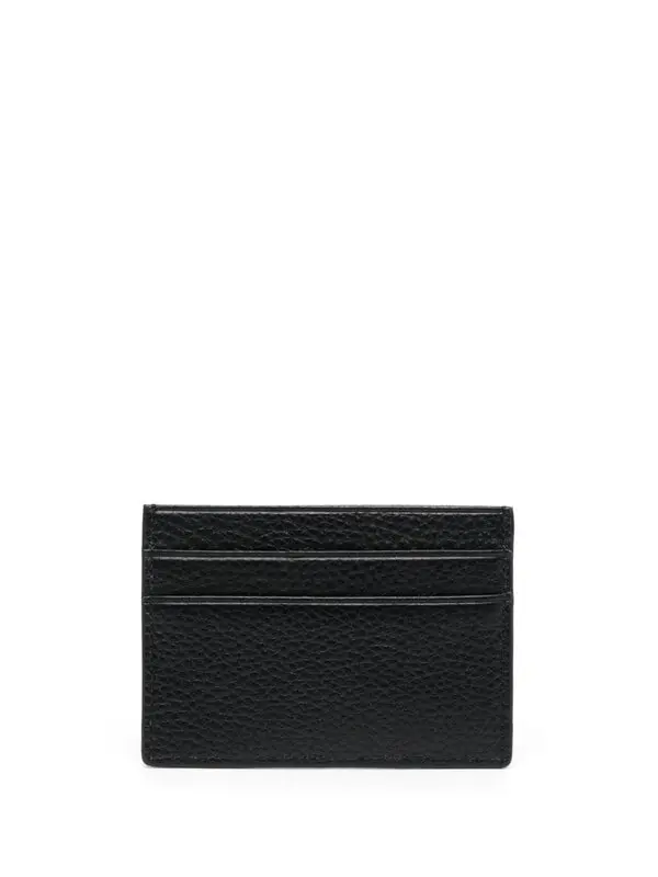 Versace Logo-plaque Leather Cardholder