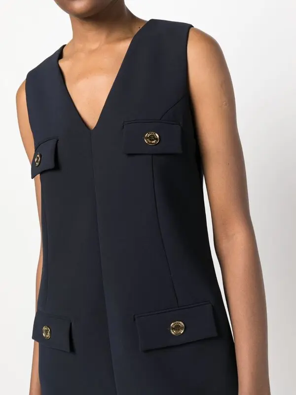 Moschino Sleeveless Tailored Dress
