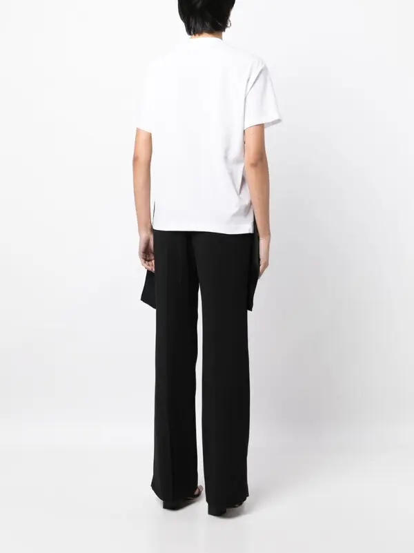 JNBY Bustier-embellished Cotton T-shirt
