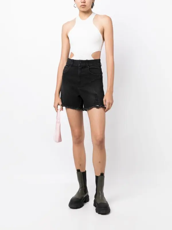 JNBY Distressed Denim Shorts