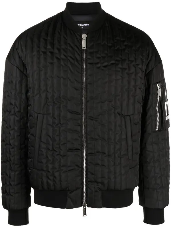 Dsquared2 Logo-patch Bomber Jacket