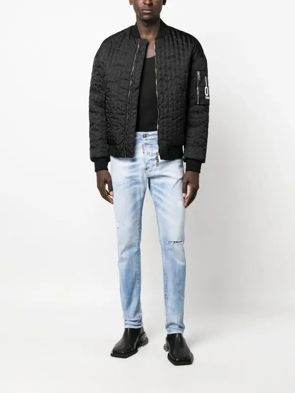 Dsquared2 Logo-patch Bomber Jacket