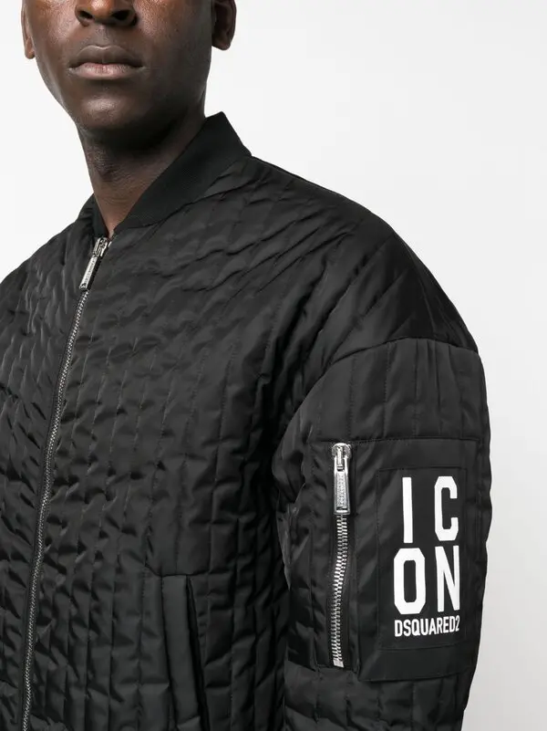 Dsquared2 Logo-patch Bomber Jacket