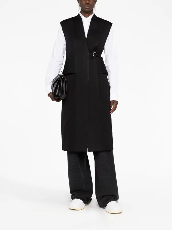 JIL SANDER Knee-length Belted Vest