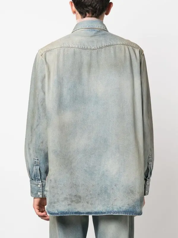 Acne Studios Distressed Denim Overshirt