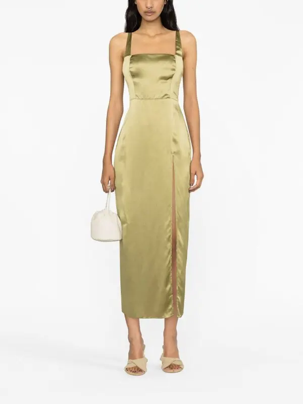 solay silk dress reformation Reformation Solay Silk Dress