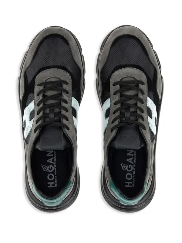 Hogan Panelled Leather Sneakers