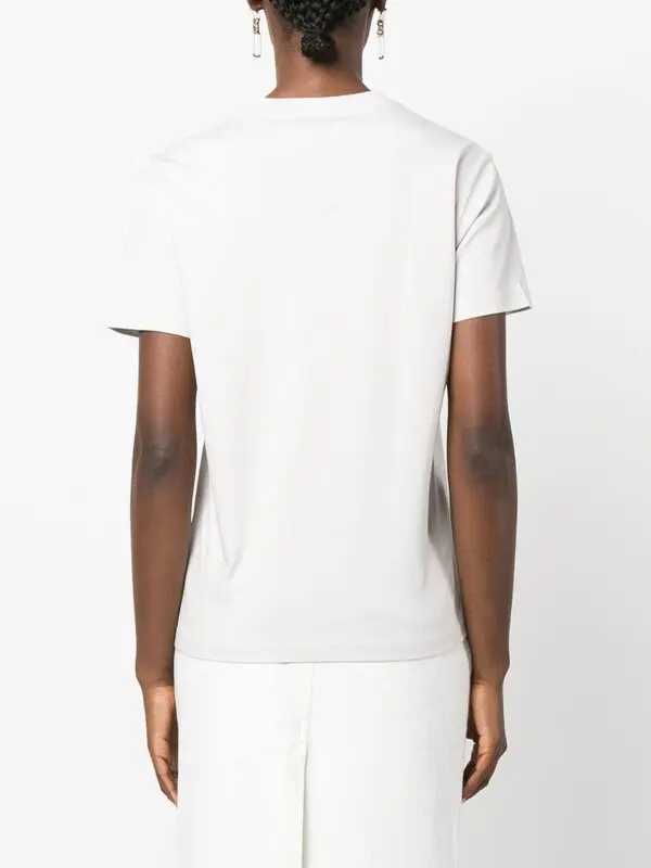 LANVIN Embroidered Logo T-shirt