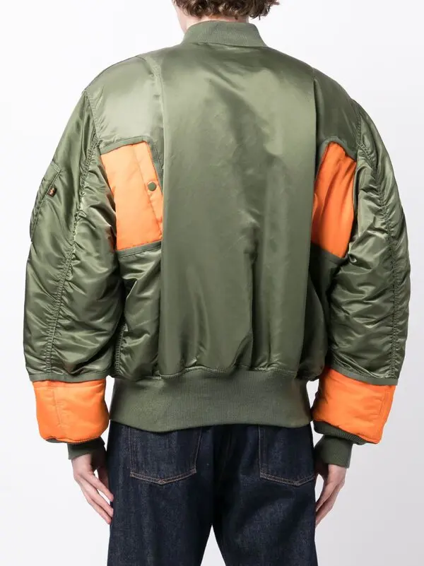 Junya Watanabe Colour-block Panelled Bomber Jacket