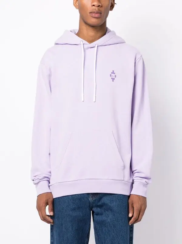 COUNTY OF MILAN Graphic-print Cotton Hoodie