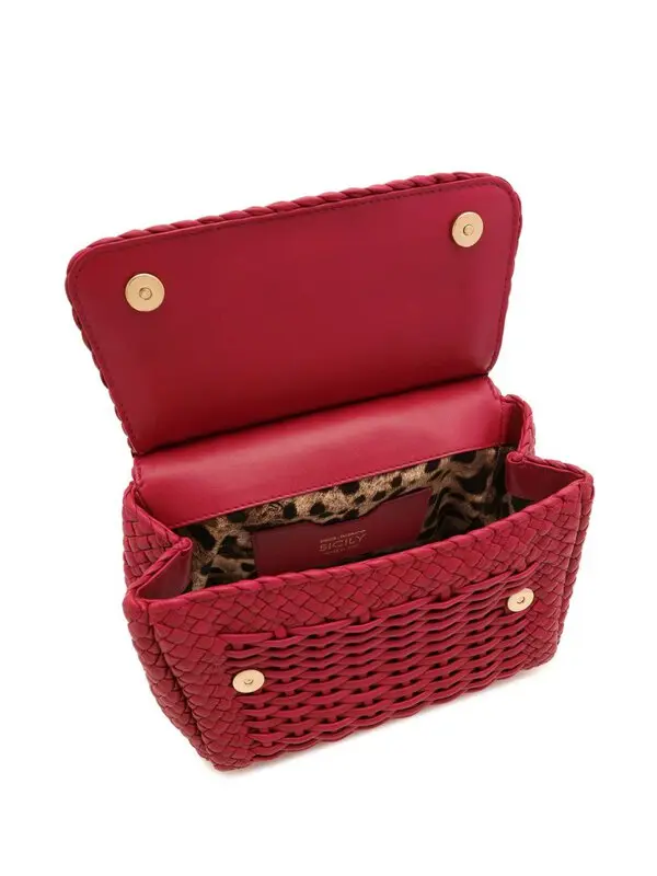 Dolce & Gabbana Small Sicily Handbag - Red