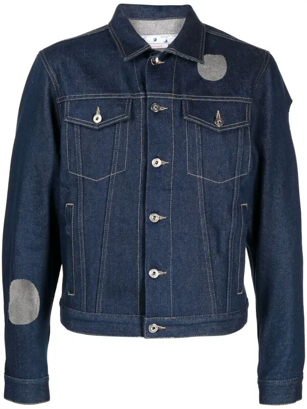 Off-White Cut-out Denim Jacket