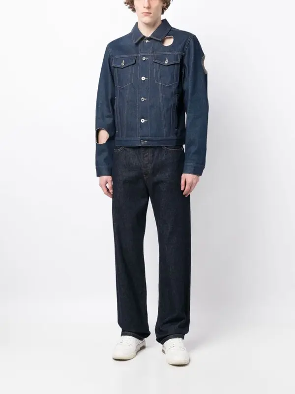 Off-White Cut-out Denim Jacket